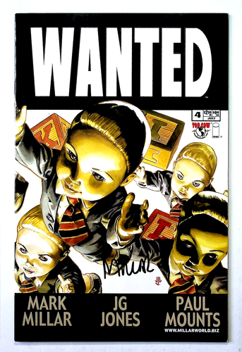 Wanted #4 Signed by Mark Millar Marvel Comics | eBay
