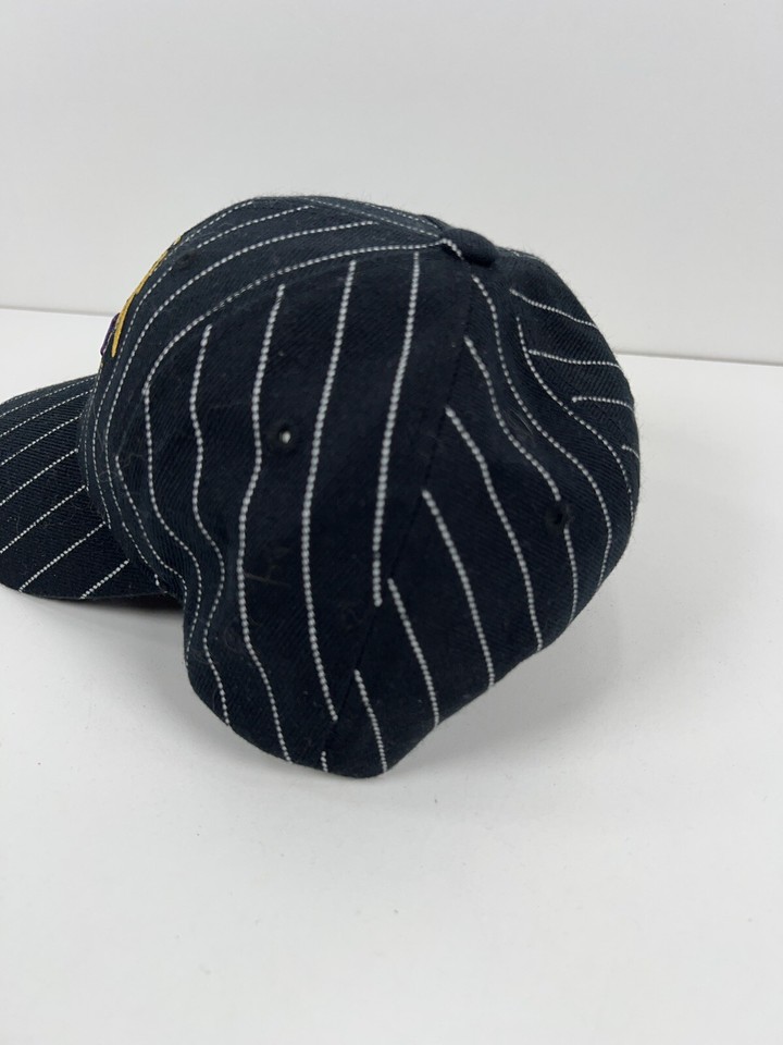 LSU Tigers Baseball Hat Cap ML Caps White Black Pinstripe Adult One ...