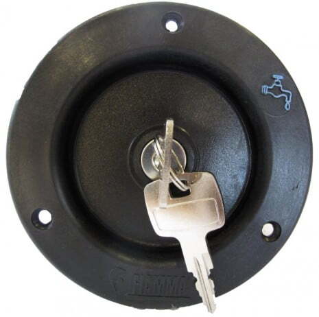 Fiamma Locking Water Filler Cap Caravan Motorhome - 94715-005 Black | eBay