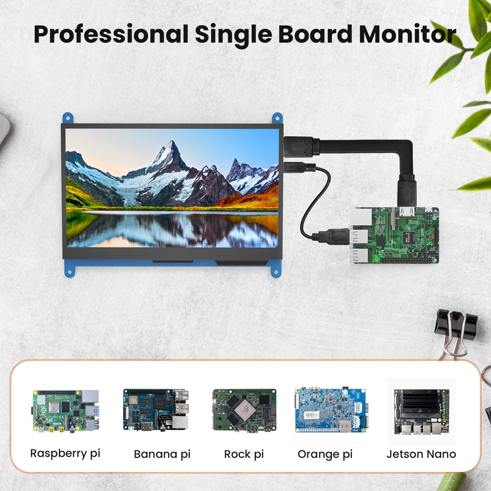 APROTII Mini 7in IPS LCD Touchscreen HDMI Monitor Display for PC ...