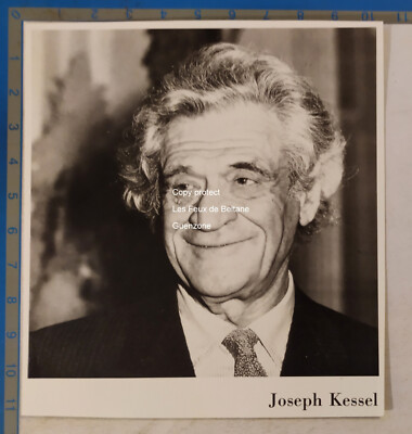JOSEPH KESSEL portrait photo document 1990 | eBay