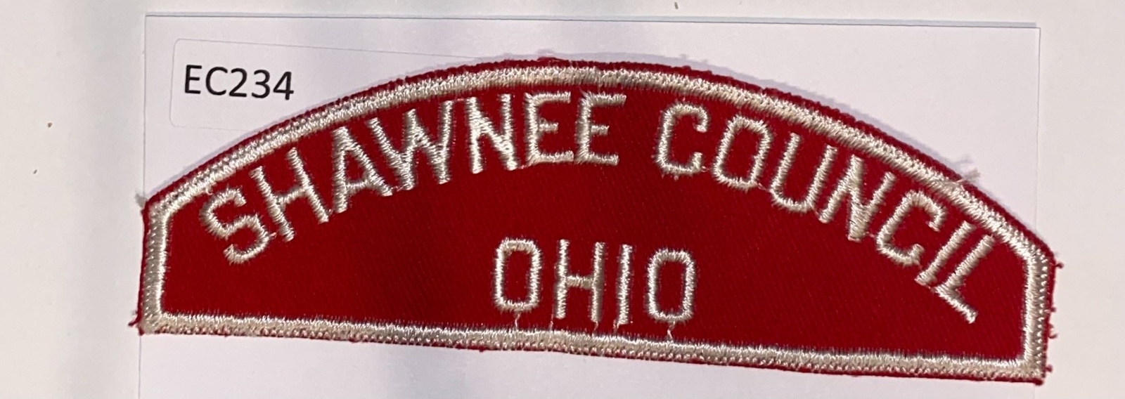 Boy Scout Shawnee Council Ohio Red and White Strip RWS | eBay