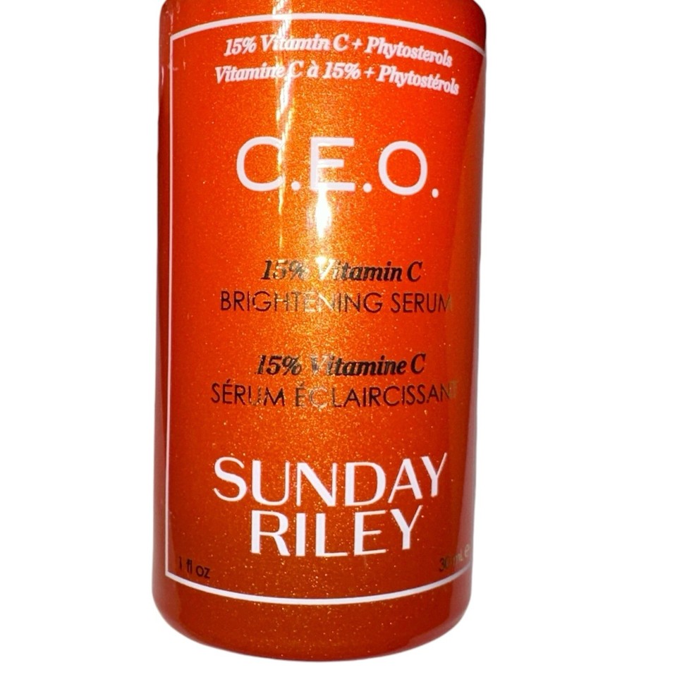Sunday Riley CEO C.E.O. 15% Vitamin C Brightening Serum 1.0 oz/30ml | eBay