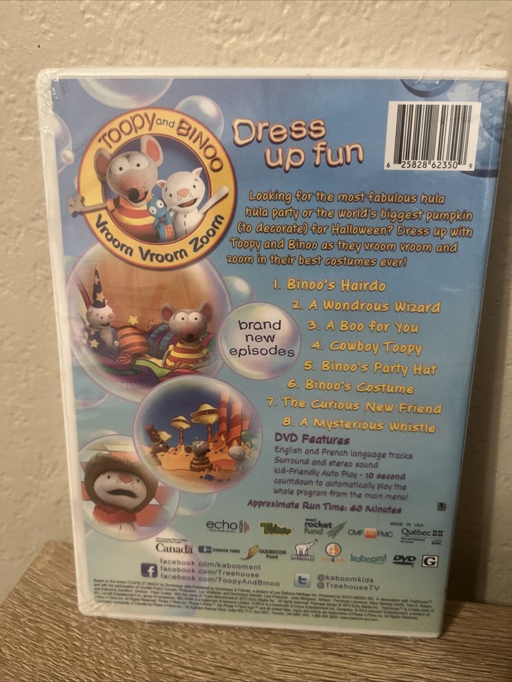 Toopy and Binoo - Vroom Vroom Zoom - Bur DVD 625828628054| eBay