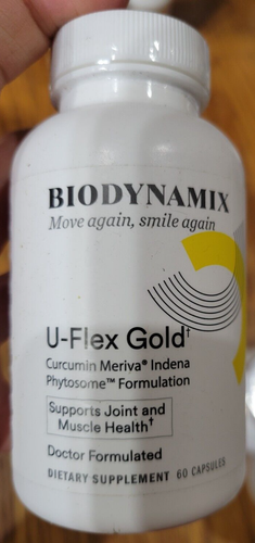 Biodynamix U-Flex Gold Support Joint & MUSCLE HEALTH --60 Capsules Exp ...