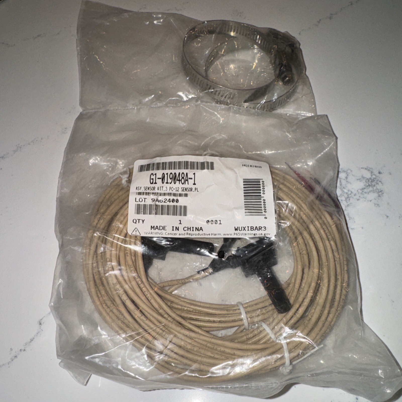 OEM Hayward Temp Sensor AquaLogic/ProLogic w/15' Cable & Clamp GLX-PC ...