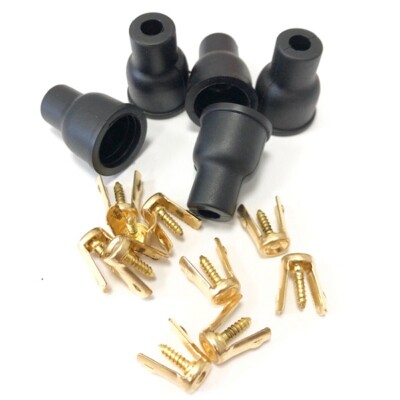 HT Ignition Lead Terminals with Insulator Boot Covers - Distributor Cap ...