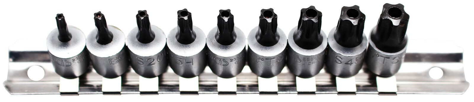 BGS 9x TS Torx Bit Nüsse TS10-50 5/Stern-Einsätze Steckpumpen Fünfstern ...