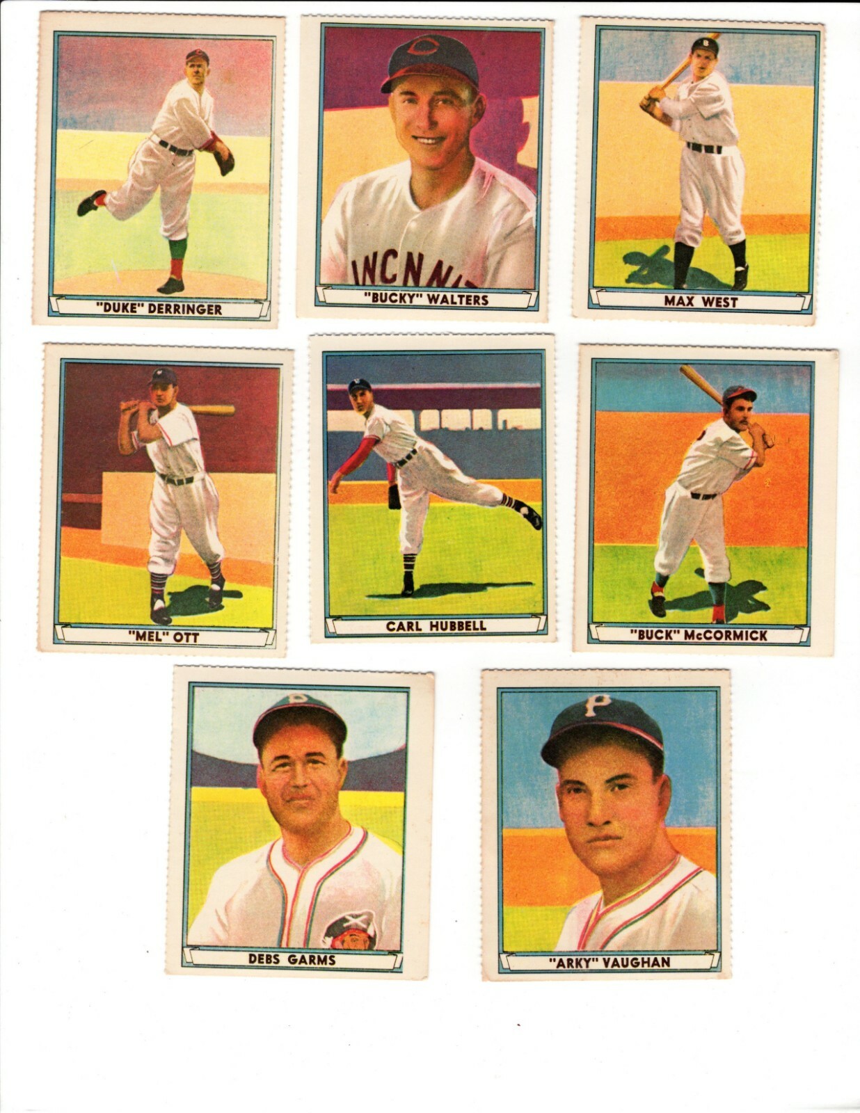 Lot of 8/1977 Dover Reprints/1941 Play Ball HUBBELL OTT VAUGHAN Free ...