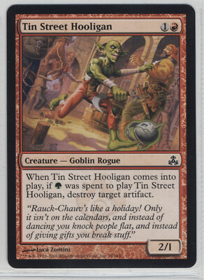 Magic the Gathering Tin Street Hooligan Guildpact x1 MTG Free Shipping ...