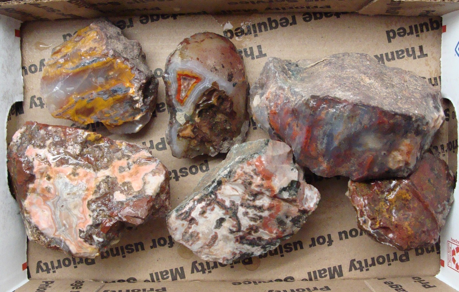 32 Ounces Trim Saw Size Moroccan Agate Rough for Slabs and Cabs from ...