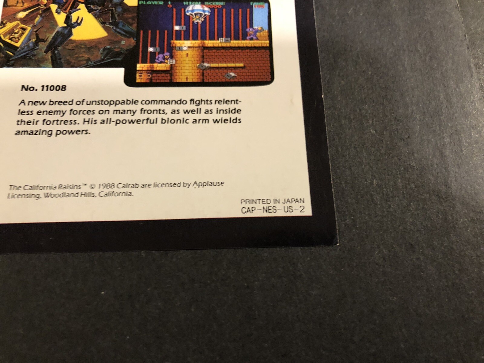 Nintendo NES capcom poster insert cap-nes-us-2 | eBay