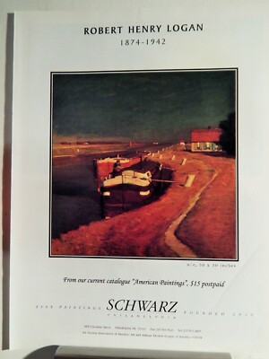 ROBERT HENRY LOGAN ART PIECE VTG ORIG 1998 ADVERTISEMENT | eBay