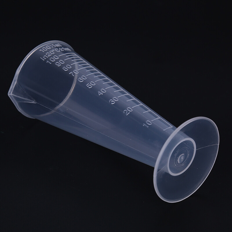 2Pcs/Set Measuring Cup Transparent Plastic Cone Reusable Kitchen ...