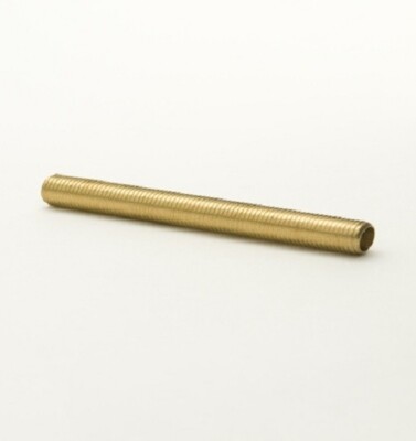 M10 x 75mm Brass Thread Hollow Threaded Rod Tube For Bulb Lamp Holders ...