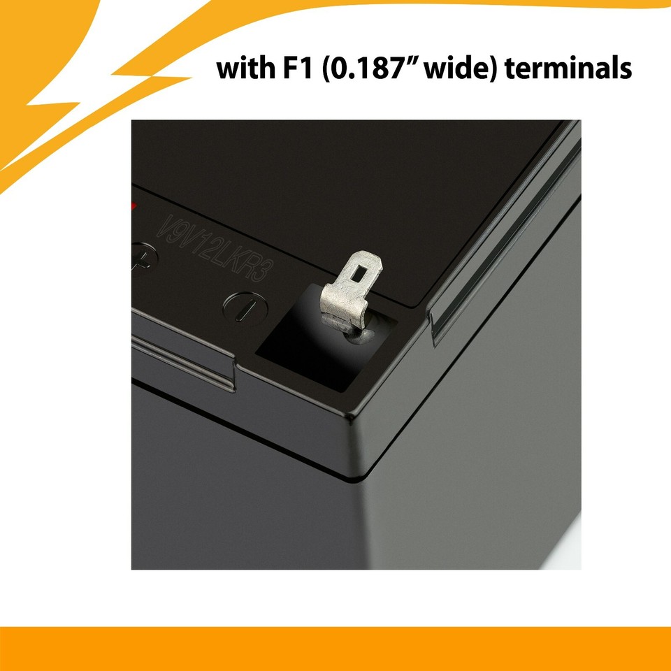 12V 7AH SLA/Sealed Lead Acid Rechargeable Battery for Verizon Fios ...