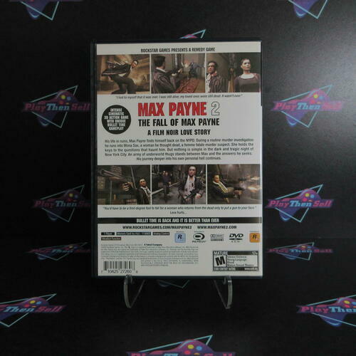 Max Payne 2 The Fall of Max Payne PS2 PlayStation 2 - Complete CIB ...