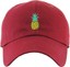 Pineapple Embroidery Dad Hat Baseball Cap Unconstructed | eBay