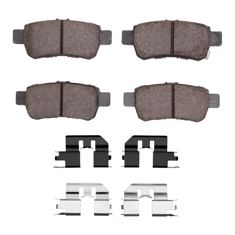 Disc Brake Pad Set-5000 Advanced Brake Pads - Ceramic and Hardware Kit ...