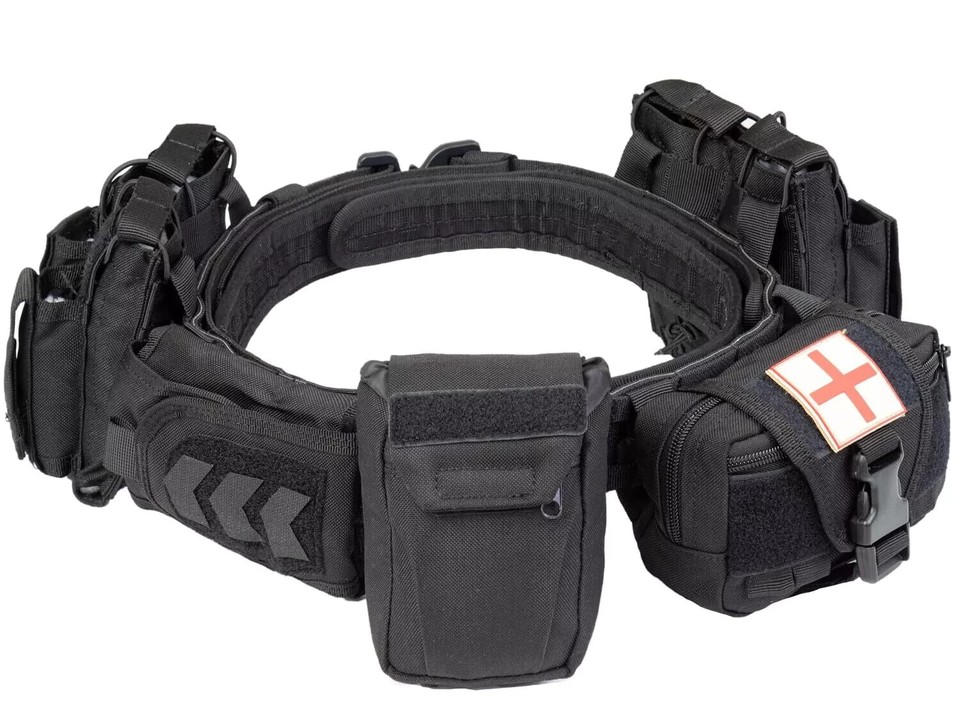 Tactical Battle Belt 7 In 1 Law Enforcement Tactical Duty Belts Airsoft ...