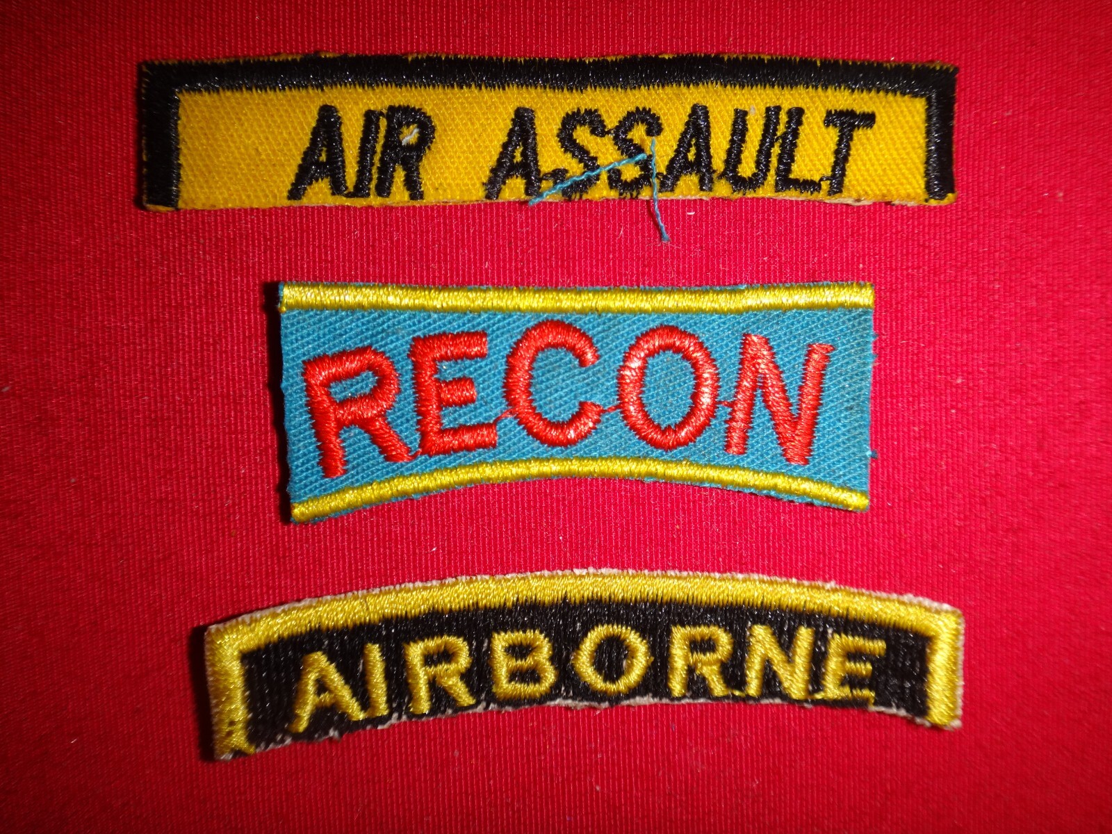 3 Vietnam War Tabs Patches: AIR ASSAULT, RECON, and AIRBORNE | eBay