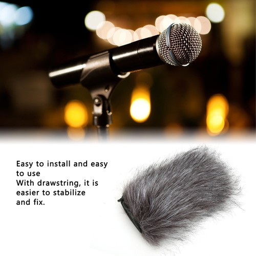 Microphone Windshield Fur Anti Drop Artificial Fur Microphone ...