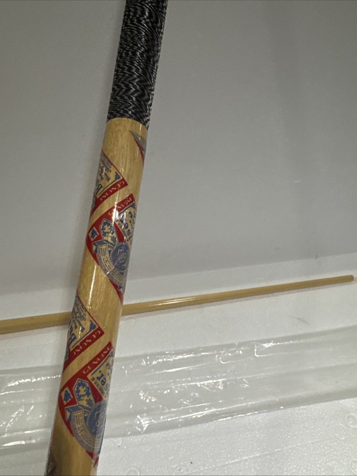 Vintage Budweiser Beer Pool Cue Stick 2-Piece 56.5 “ Gray With Red 14 ...