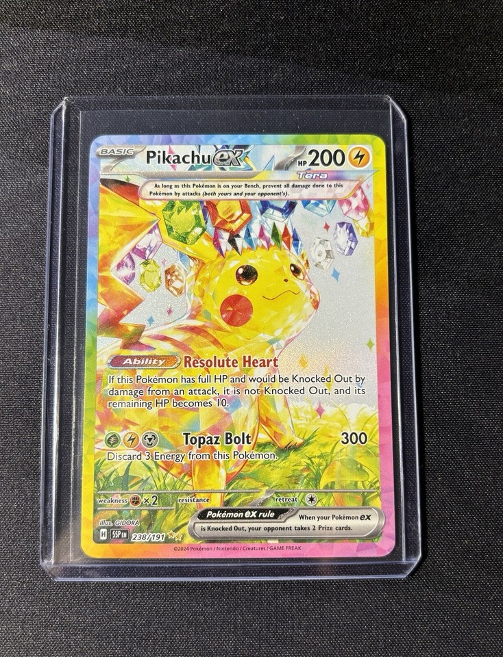 Pikachu ex 238/191 NM Surging Sparks Special Illustration Rare Pokemon ...