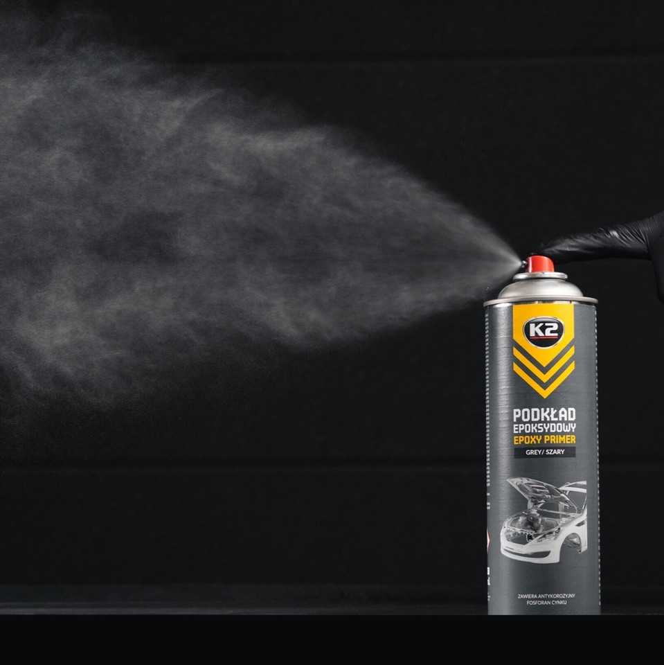 Aerosol Epoxy Primer Paint Aerosol Spray Grey Anti-Corrosion 1K 500ml ...
