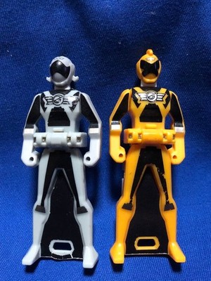 Power Rangers Go-Onger Silver Gold Ranger Key 2 Figure Set Gokaiger ...
