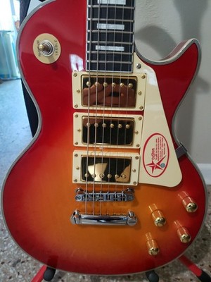 Chibson Custom Electric Guitar LP Sunburst Maple Wood Rebuilt Gold ...