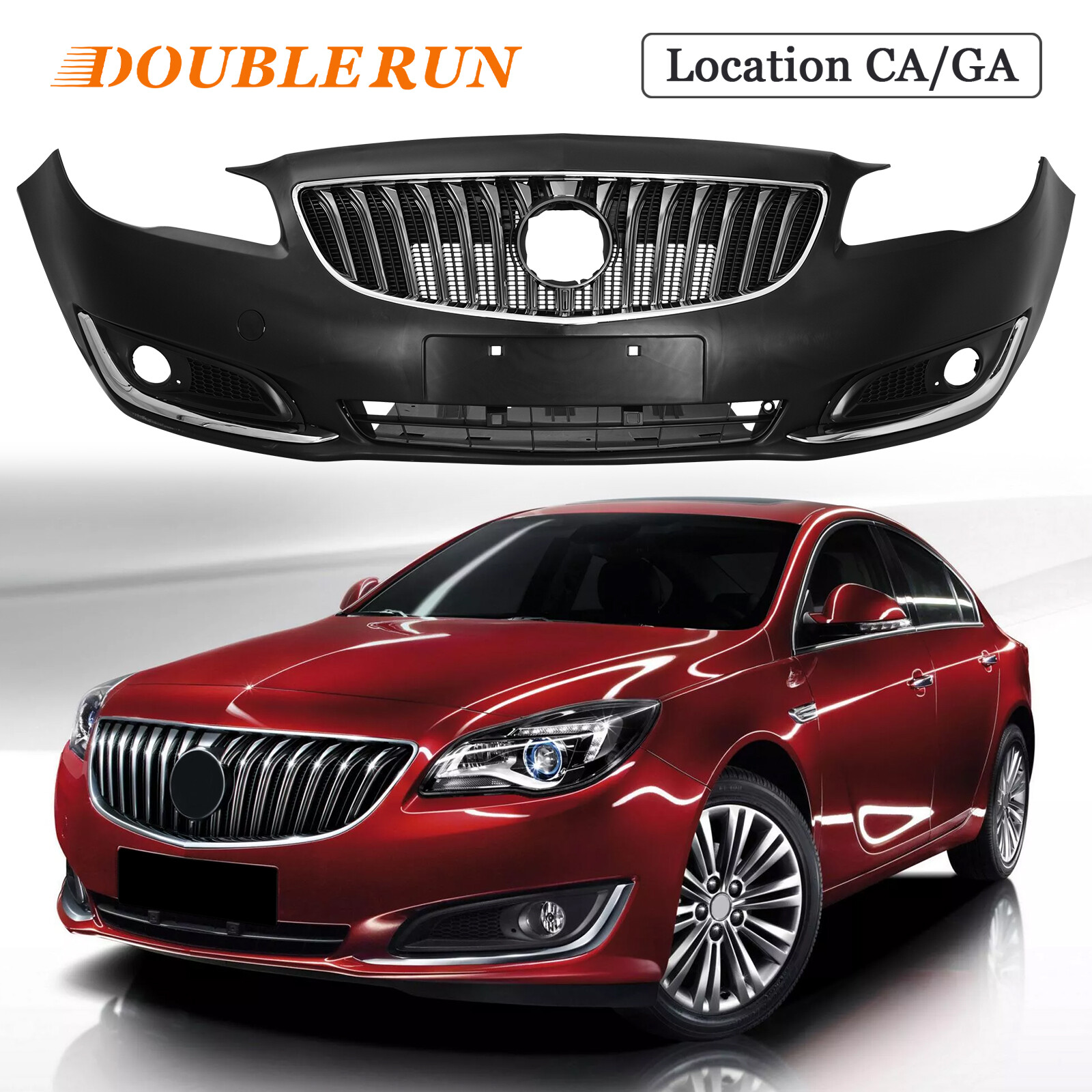 2014-2017 Buick Regal Front Bumper Cover Upper | Unfinished | Plastic ...