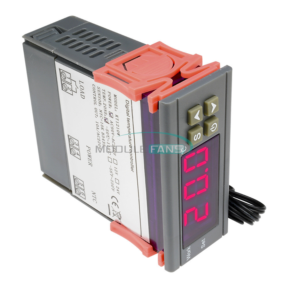 MH1210W DC 12~72V/AC 90-250V 10A Temperature Humidity Controller ...