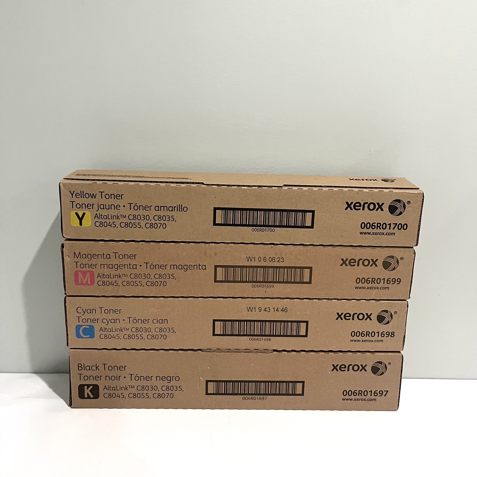 Xerox AltaLink C8030 High Yield KCMY 006R01697-98-99, 006r01700 Toner ...