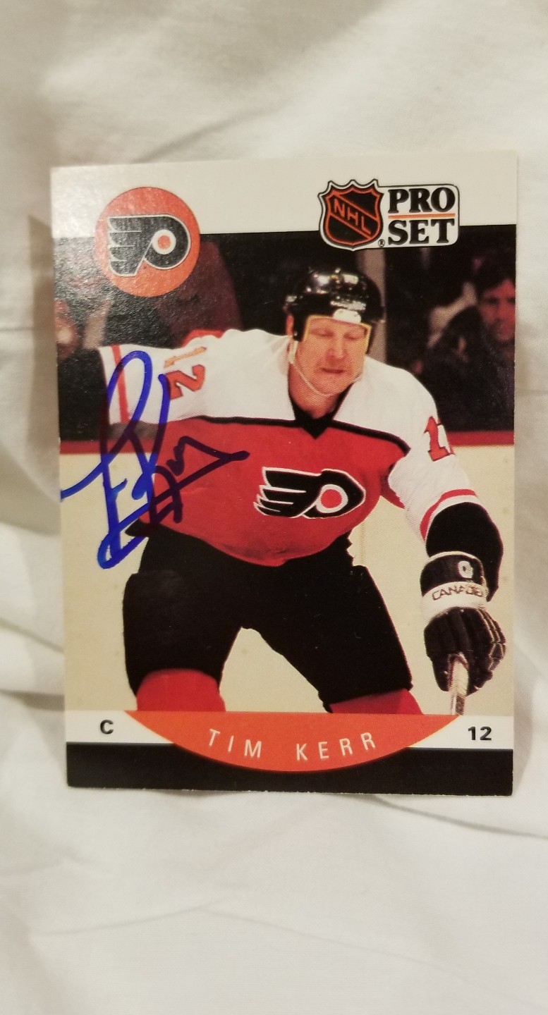 1990-91 signed PRO SET TIM KERR FLYERS IN PERSON VINTAGE SIGNATURE | eBay