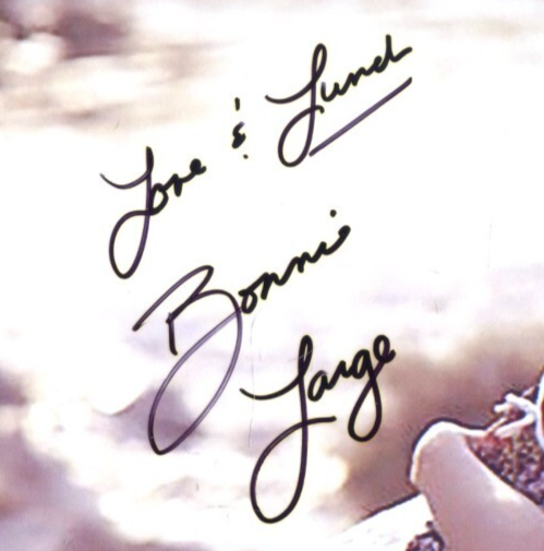 Playboy Playmate BONNIE LARGE Signed Photo NUDE | eBay