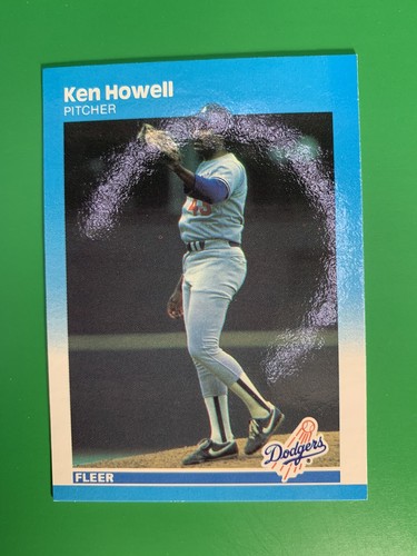 1987 Fleer Glossy Ken Howell #443 Los Angeles Dodgers | eBay
