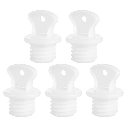 5 Pcs Hot Water Bottle Lid Cartoon Bathtub Plug Soft Flexible Stopper ...