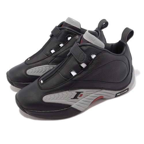 Reebok Answer IV 4 Allen Iverson Core Black Grey Men Basketball Shoes ...