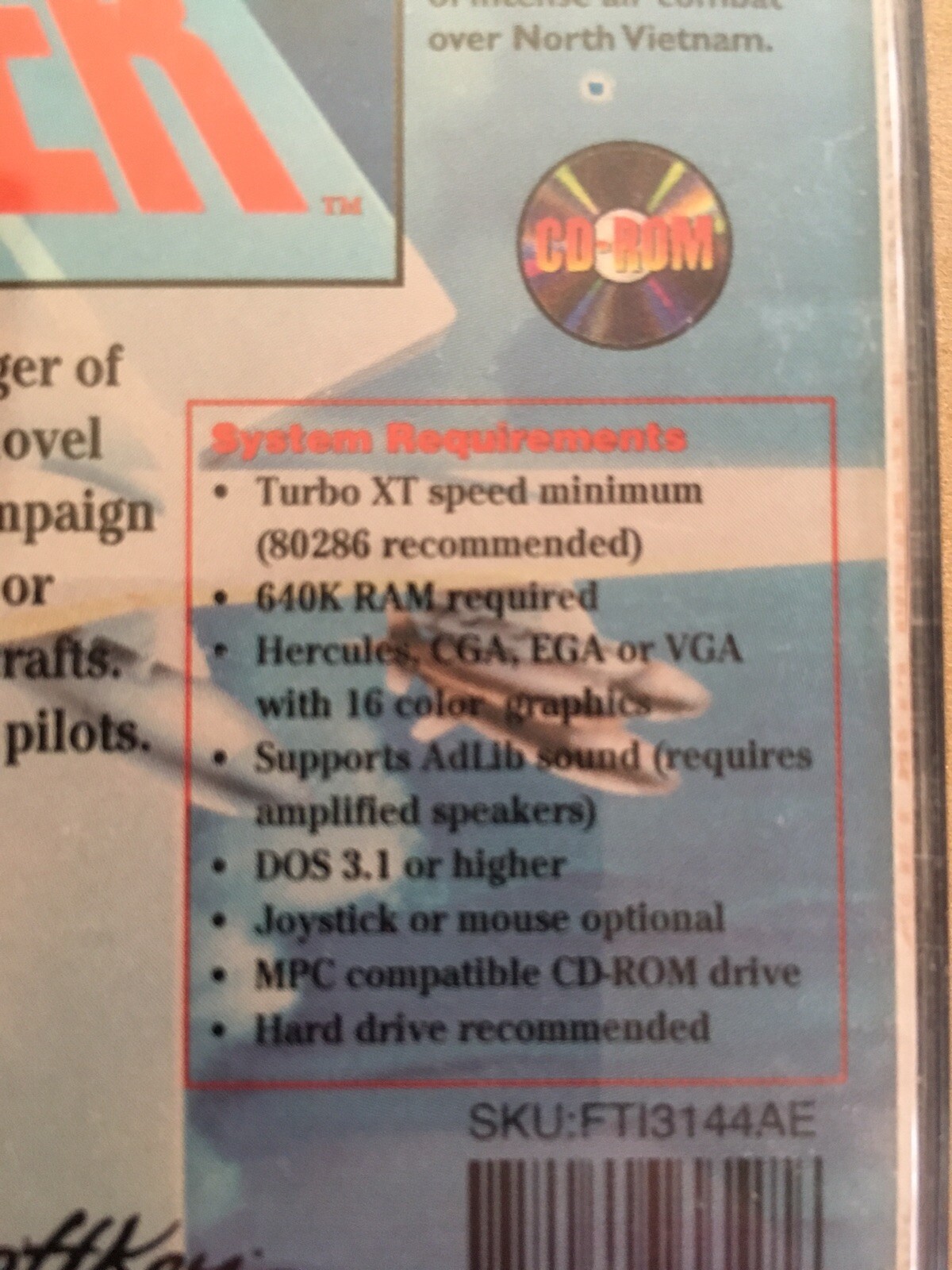 Flight Of The Intruder CD Rom Game PC Softkey 1990 | eBay