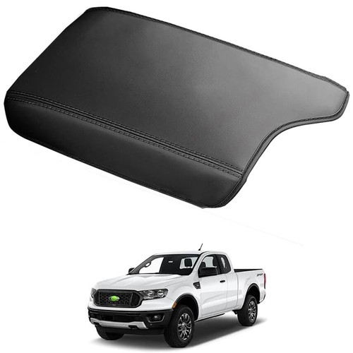 Leather For 2019-2023 Ford Ranger Cab Pickup Center Console Lid Armrest ...