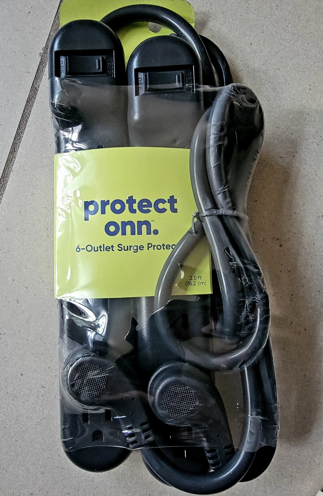 Onn 6-Outlet Power Strip Surge Protector (2 - Pack) for sale online | eBay