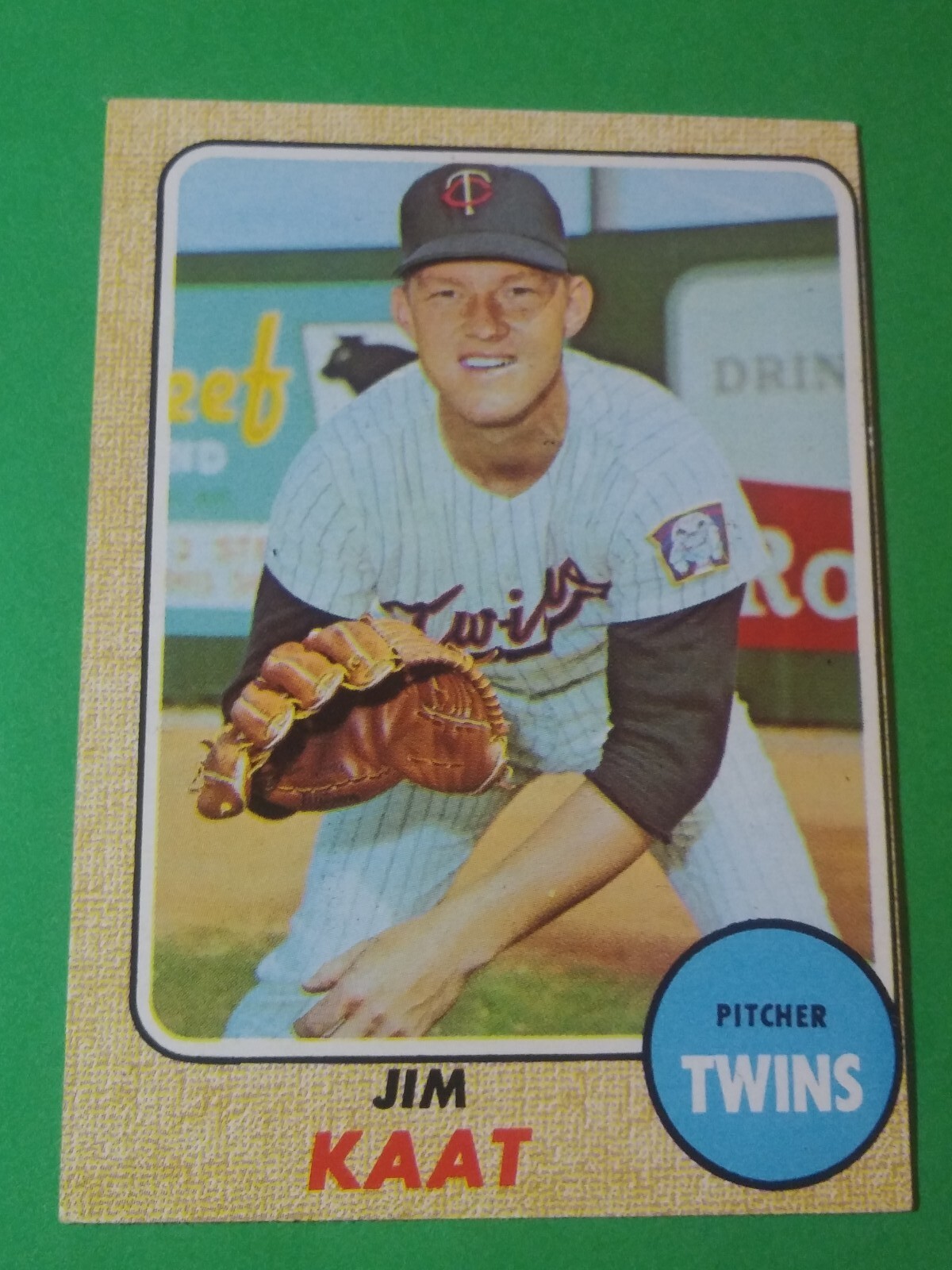 1968 Topps Baseball #450 Jim Kaat Minnesota Twins Card VG/EX | eBay