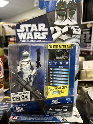2013 Hasbro Toys STAR WARS Clone Wars CLONE PILOT GOJI 4” Action Figure ...