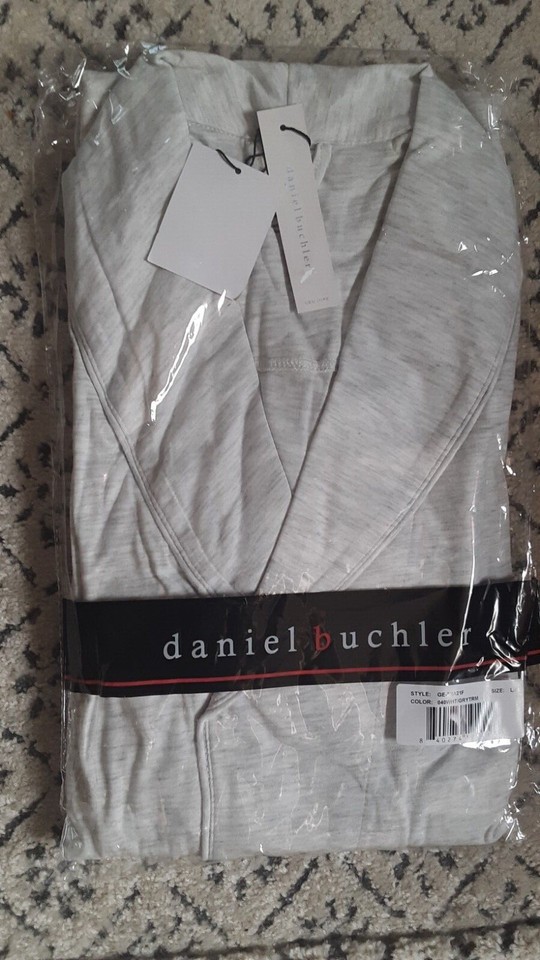 DANIEL BUCHLER Men's LIGHT WEIGHT L/XL Waist Tie Robe MSRP $125 | eBay