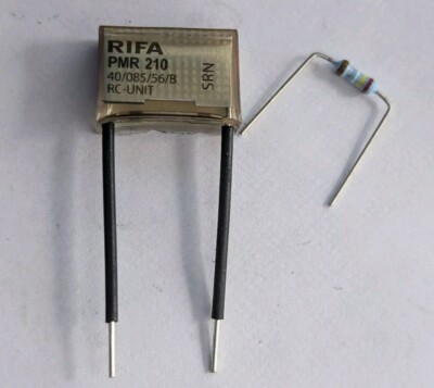 (Pack Of 2) RIFA PMR 210 40/085/56/B RC-UNIT 250V CAPACITOR 22n+100R X1 ...