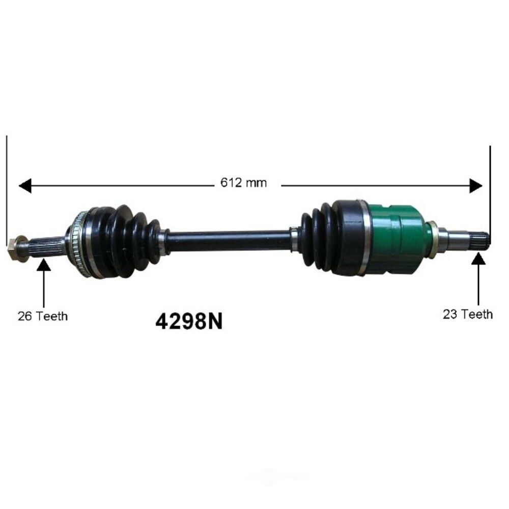 CV Axle Assembly-PDL Autopart Intl 1700-197648 for sale online | eBay