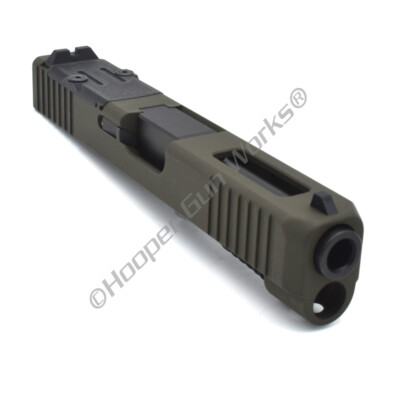 HGW Complete Upper for Glock 26 Long EDC Stainless OD Green Slide Black ...