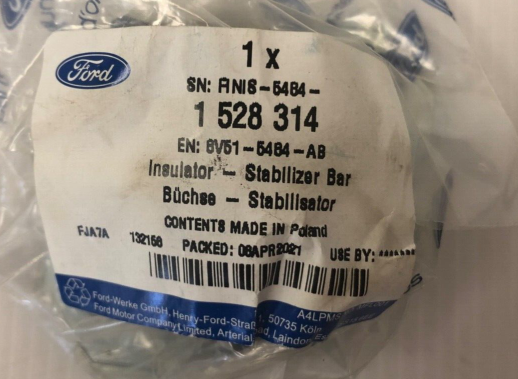 Genuine Ford Fiesta Mk7 Front Anti Roll Bar Bush 1528314 for sale ...