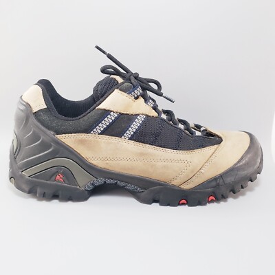 Ecco Receptor Flex Hiking Shoes Boots Men Sz 9 Black Tan Lace Up ...